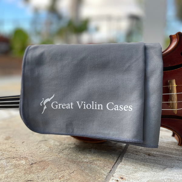 2X Microfiber Violin Cleaning Cloth | Great Violin Cases